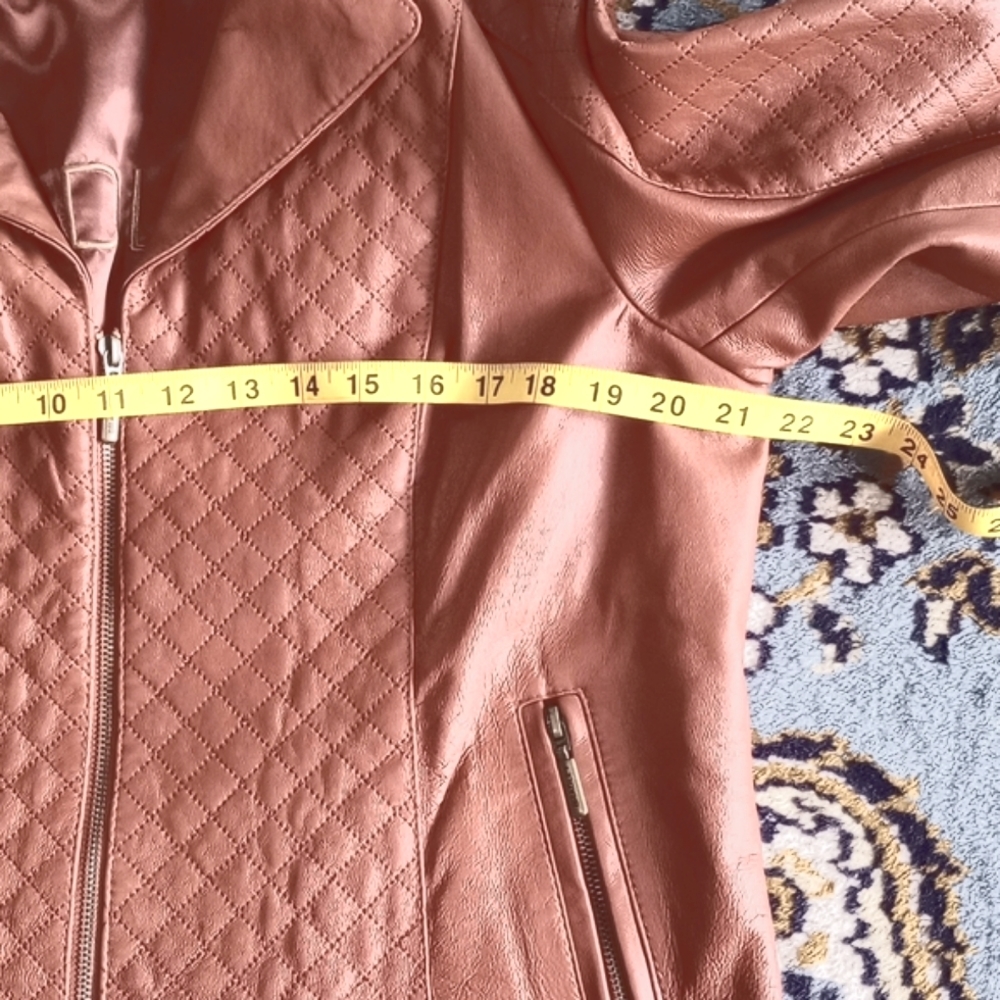 New Bradley Bayou Quilted Panel Leather Jacket - Gem